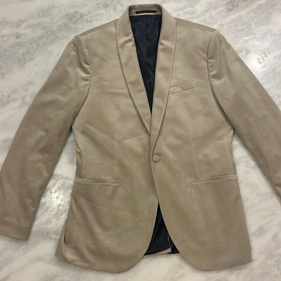 Topman | Suits & Blazers | Topman Mens Velvet Blazer Size 42r Excellent ...
